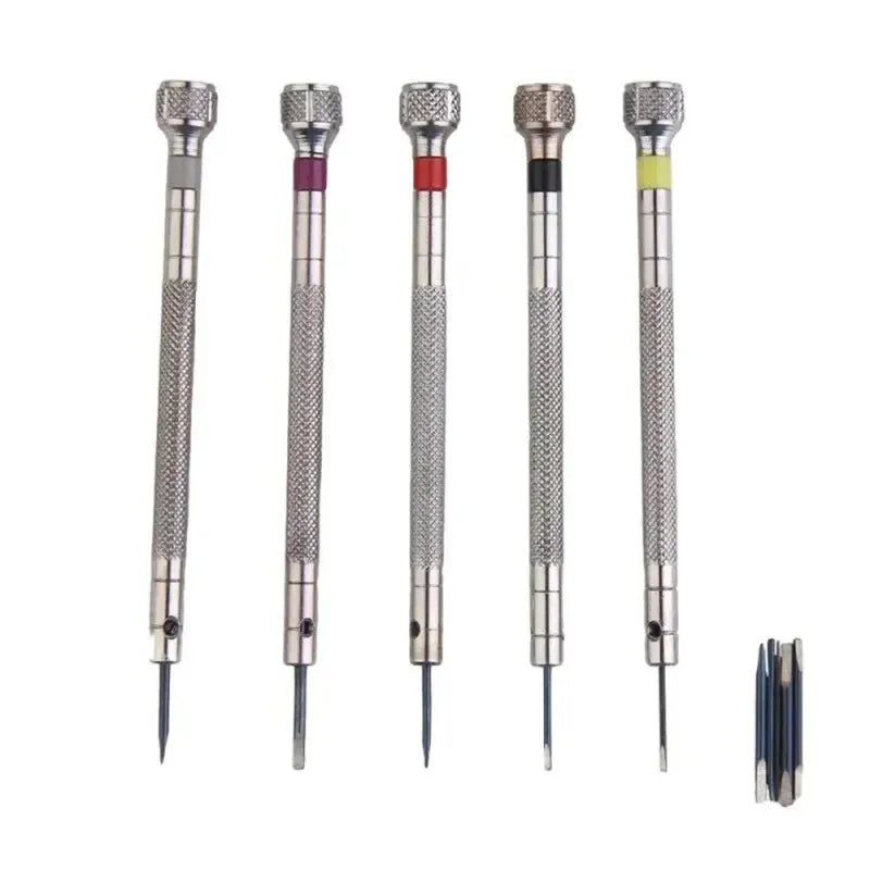 5-Piece Steel Screwdriver Set with Mini Connecting Pins for Removing W ...